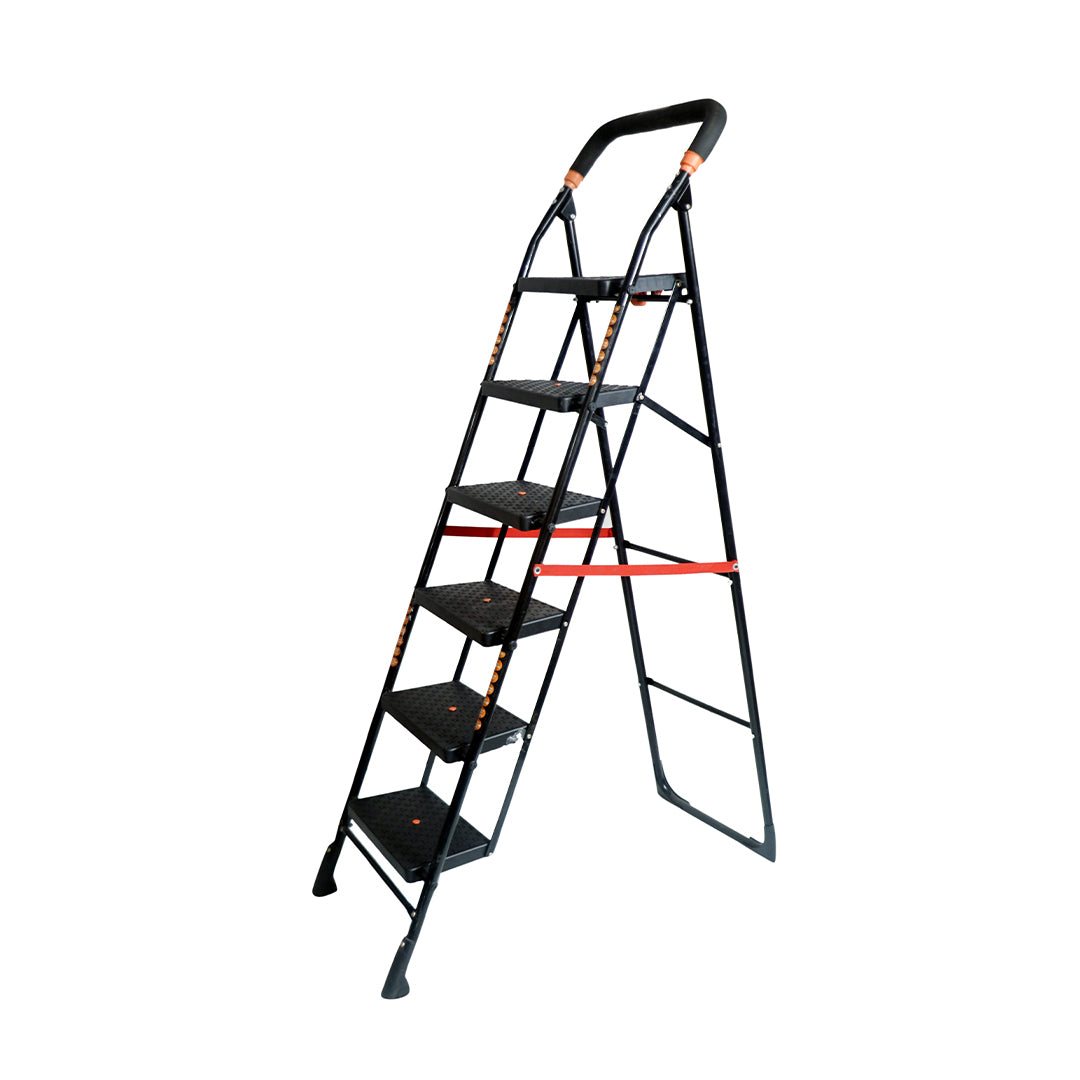 Inaithiram SL6SDLX Foldable Step Ladder 150kg Capacity with 6 Steps