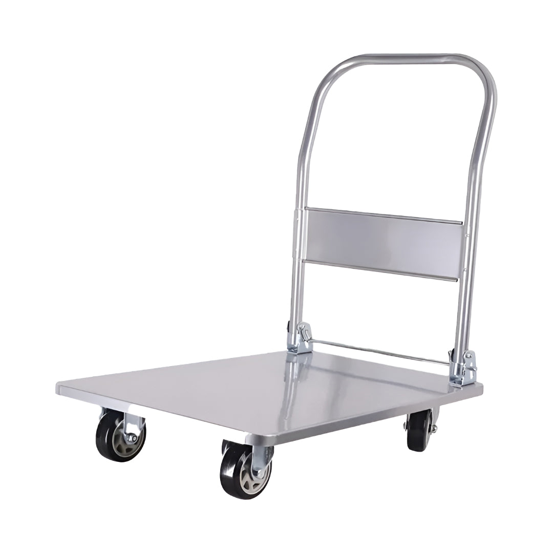 Inaithiram SSPT300PU Foldable Stainless Steel Platform Trolley 300kg