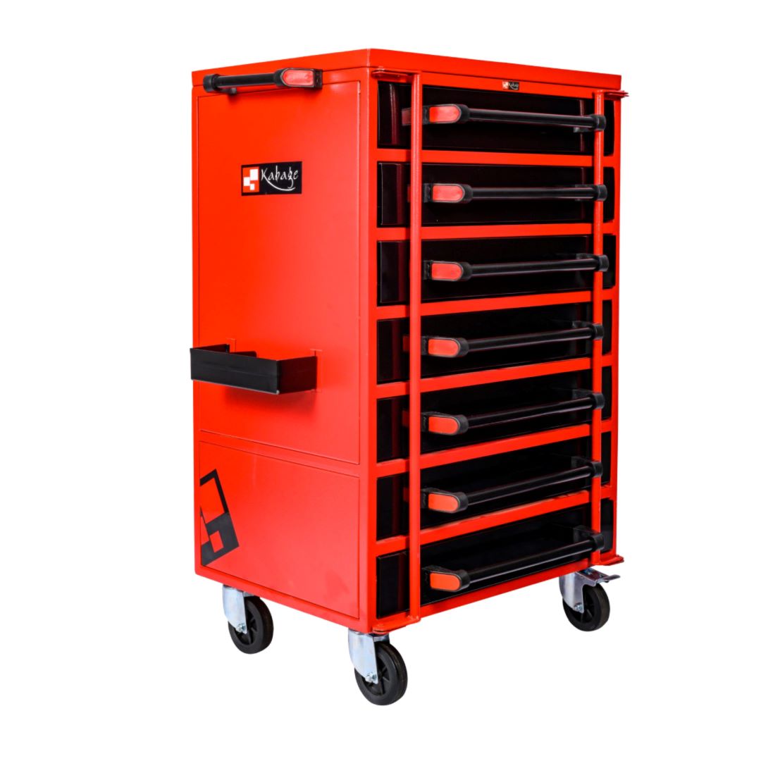 Kabage 7DTT150RA 7 Drawer Tool Trolley 150kg — Inaithiram